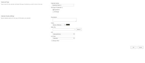 How to change an exsiting SharePoint calendar overlay color. - Microsoft Community
