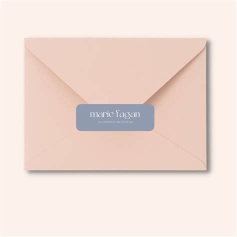 Custom Return Address Labels Address Sticker Small Business Minimalist Label