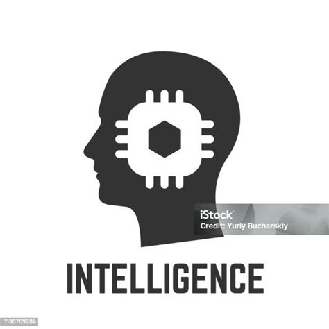 인간의 머리와 디지털 Ai 회로 칩 기호 인공 지능 그림 문자 아이콘입니다 Cpu에 대한 스톡 벡터 아트 및 기타 이미지 Cpu 개념 개념과 주제 Istock