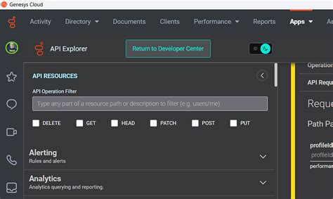 New Feature Api Explorer Standalone Announcements Genesys Cloud Developer Forum