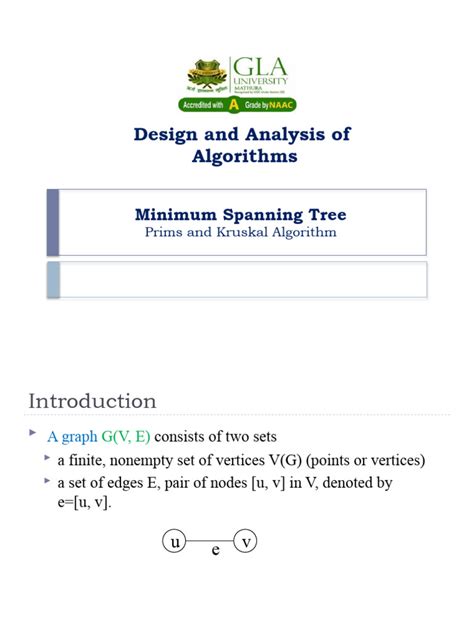 Lecture 04 Minimum Spanning Tree Prim And Krushkal 2 Pdf