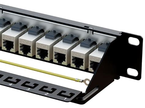 Mua Iwillink 10gbps Patch Panel 24 Port Rj45 Through Coupler Cat6 Patch Panel Stp Shielded