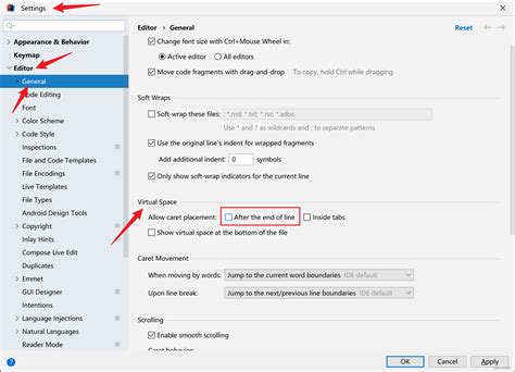 解决 intellij idea 中任意点击后光标不定位到行尾的方法 idea如何设置光标快速在末尾 csdn博客
