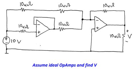 Solved Ou Assume Ideal Opamps And Find V