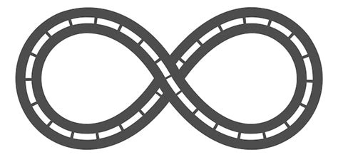 Premium Vector Infinite String Loop Mobius Symbol Limitless Logo