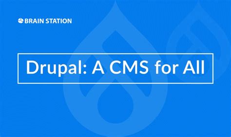 Drupal A CMS For All Brain Station PLC Professionals Your