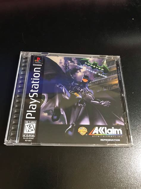Batman Forever The Arcade Game PS Reproduction Case Etsy