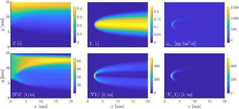 Scalar Fields Of The Conditioning Variables Z And Y C The Source Term