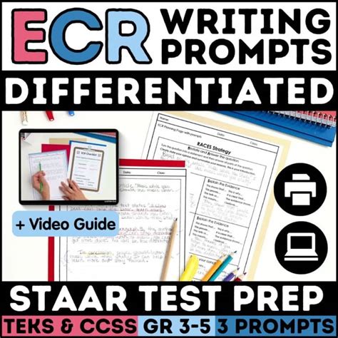 Staar Extended Constructed Response Ecr Writing Prompts And Video How To Bundle