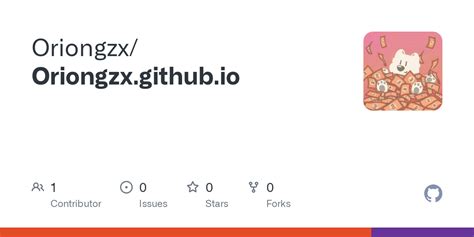 Github Oriongzx Oriongzx Github Io