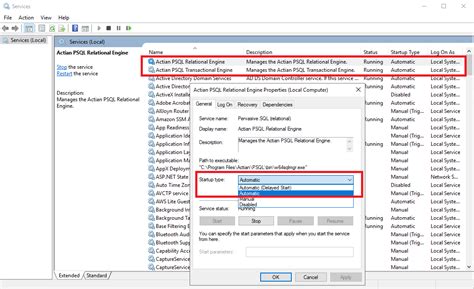 after server reboot elliott stopped working due to psql engines not