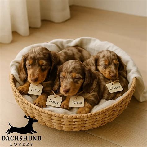 Chocolate Dapple Dachshund Puppies Full Owners Guide