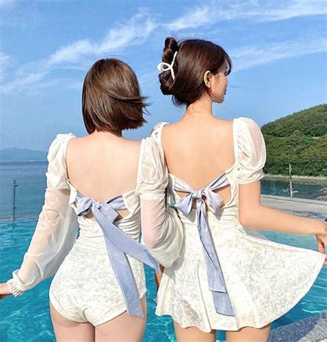 水着 レディース 可愛い 体型カバー ワンピース 白 水色リボン Mサイズ メルカリ