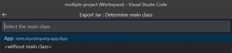Export Your Project To A Jar Microsoftvscode Java Dependency Github Wiki