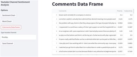 sentiment analysis project