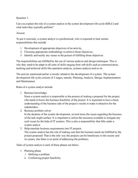 Assn 1 First Assignment Question 1 Can You Explain The Role Of A