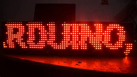 P10 Led Display With Arduino Nano Youtube