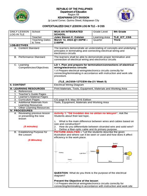 ict css electrical diagram pdf direct current voltage