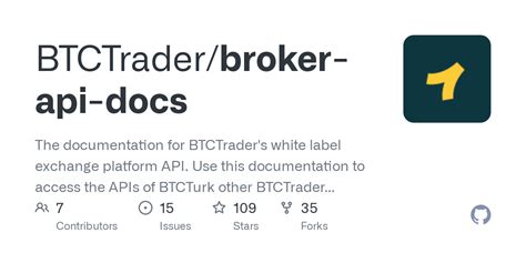 Issues BTCTrader Broker Api Docs GitHub