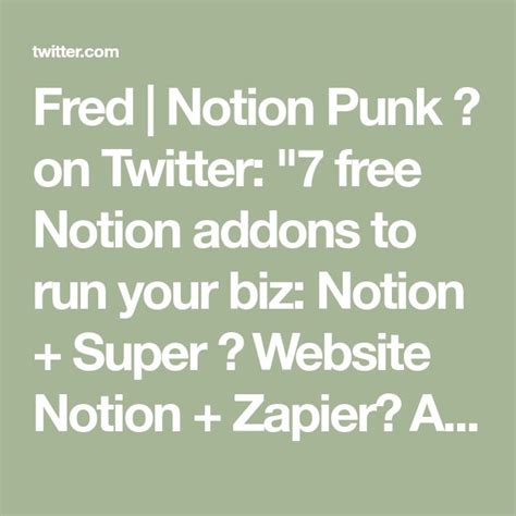 7 free notion addons to boost your business