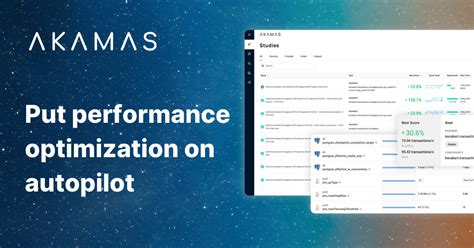 Akamas Autonomous Performance Optimization Powered By Ai