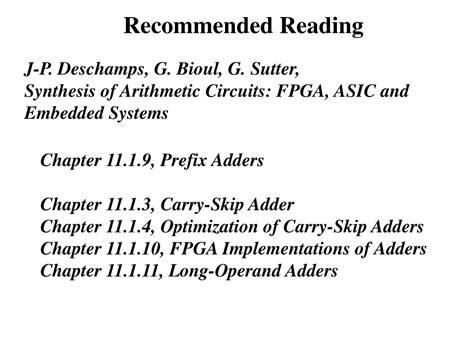 Ppt Fast Adders Parallel Prefix Network Adders Conditional Sum