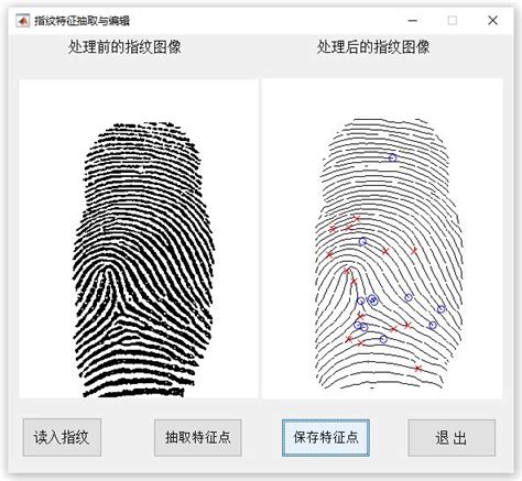 【b38】基于matlab指纹特征抽取与编辑 gui界面 图像处理 索炜达电子