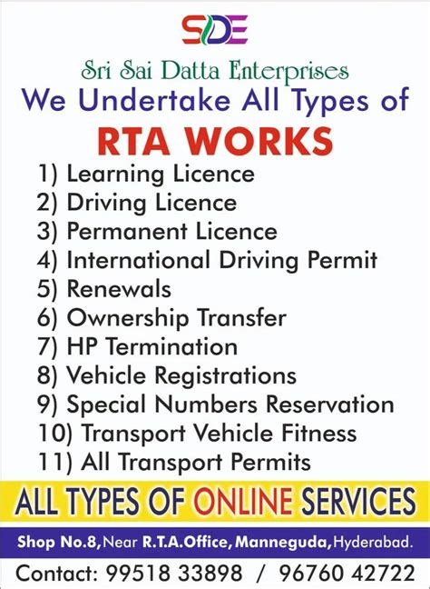 Driving License Services In Hyderabad LC ADS ID
