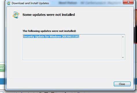 Unable To Install Updates Error Codes 8e5e03fb 9e5e03fa 80070490 Solved Page 2 Windows 7