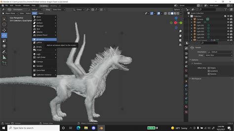I Dont Have A Bone Option To Add An Actual Bone Animation And Rigging Blender Artists Community