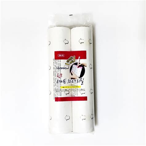 2p 240mm 테이프크리너 리필 특대돌돌이먼지테이프찍찍이옷먼지제거리필돌돌이테이 홈플러스 택배배송