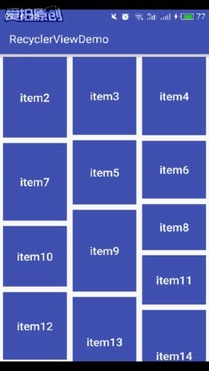 Android RecyclerView详解及实现瀑布流式布局 CTO博客 android recyclerview 瀑布流