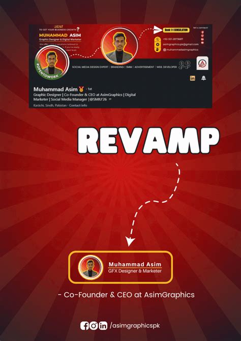 Muhammad Asim🥇 On Linkedin Linkedinprofilemakeover Graphicdesign Revamp
