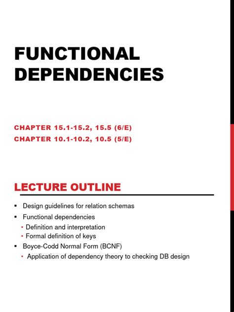 13 Dependencies Pdf Databases Information Technology Management