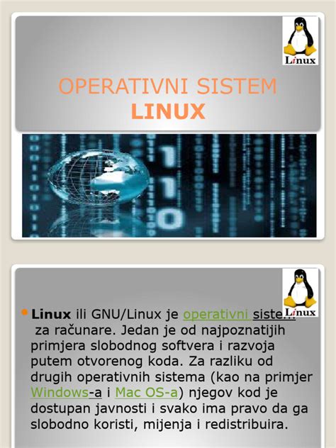 Operativni Sistem Linux Pdf