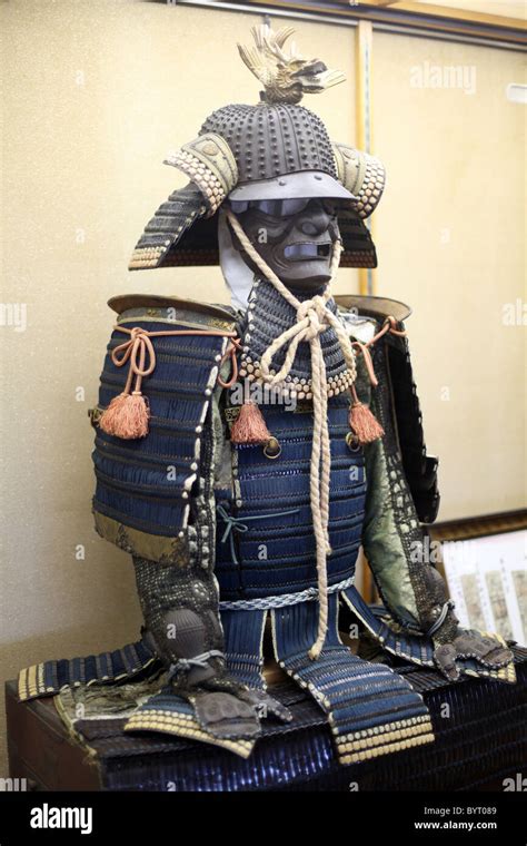 Samurai Armour On Display In Matsuyama Jo Castle Matsuyama Shikoku