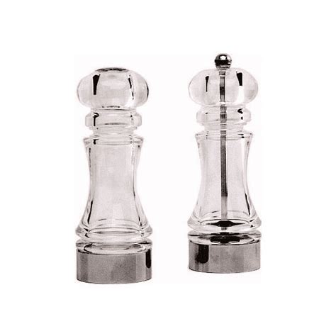 Acrylic Pepper Mill And Salt Shaker Set Salt And Pepper Shaker Sets Mbs Wholesale