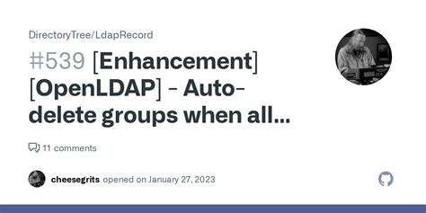 [enhancement][openldap] Auto Delete Groups When All Users Have Been Detached To Prevent