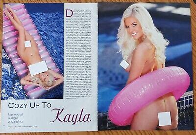 Playboy Pin Up Pictorial Only Playmate Kayla Collins Aug 2008 5