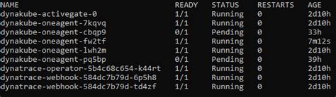 Oneagent Not Running On All Nodes Of Aks Cluster Dynatrace Community
