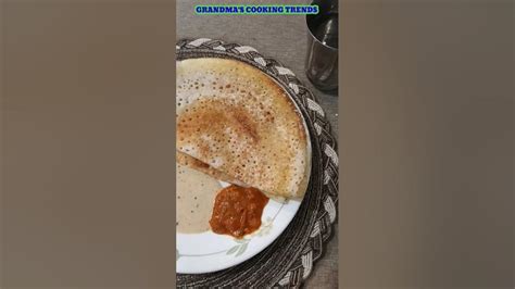 Breakfast Recipegee Dosai With Chutney And Tomato Thokku Youtube