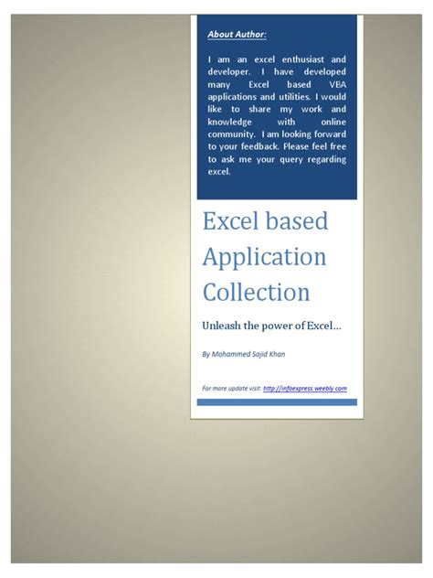 Vba Expert Knowledge By Mohammed Sajid Khan Pdf Microsoft Excel