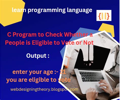 Learn Programming Language C Program To Check Whether A People Is