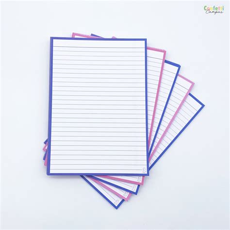 Leitner Flashcards® Duo Karteikarten A5 Liniert Gelb Blau