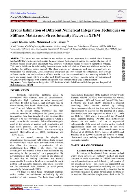 Pdf Errors Estimation Of Different Numerical Integration Techniques