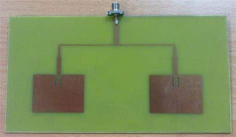 8 Dual Patch Array Antenna After Fabrication And Soldering Download Scientific Diagram