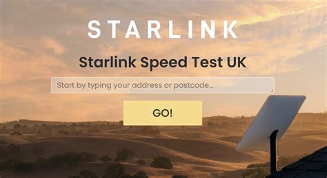 Starlink™ Speed Test Uk Find Starlink Speed In Your Area
