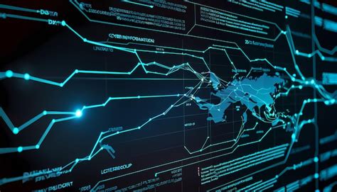 Premium Photo Generative Ai Glowing Futuristic Circuit Board With Binary Code And Graphs A