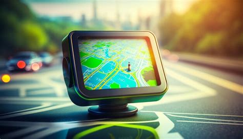 Premium Photo An Image Of Gps Device On The Road Generative AI