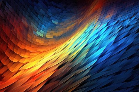 Premium Ai Image Fusion Of Geometric Shapes Metallic Surfaces And
